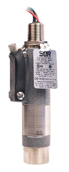 SOR Mini-Hermet Mechanical Pressure Switch - Slater Controls